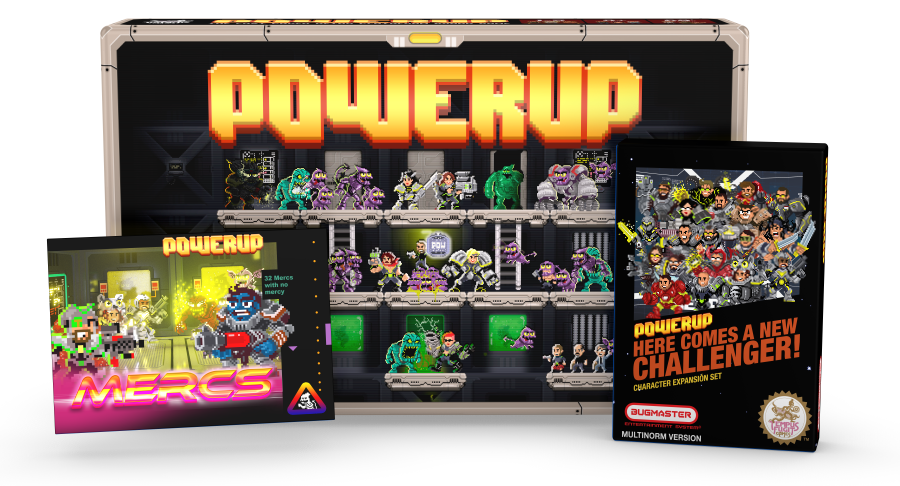 CrowdOx - POWERUP the 16bit Board Game