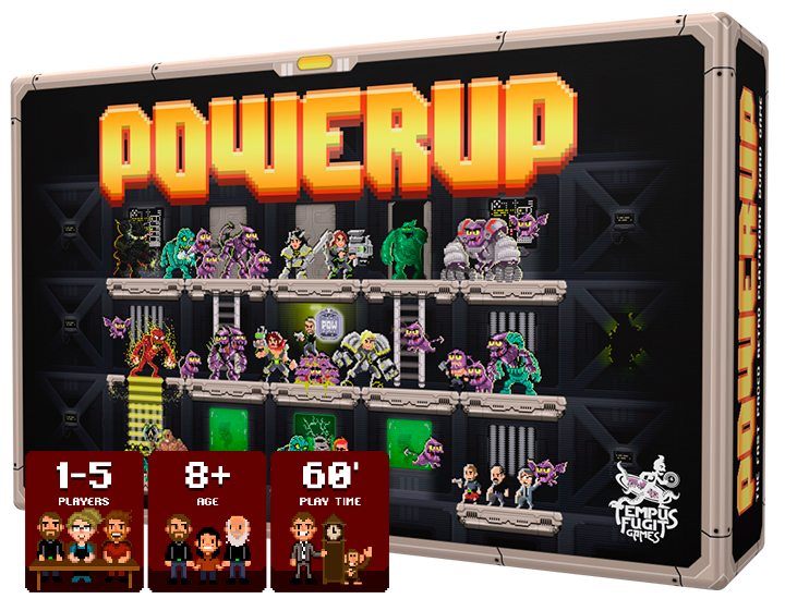 CrowdOx - POWERUP the 16bit Board Game
